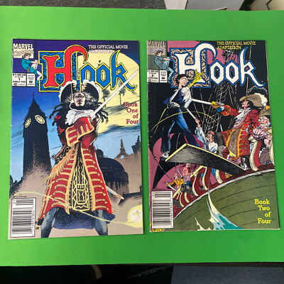 Hook, The Official Movie Adaption Book #1 + #2, Marvel Comics 1992 | eBay