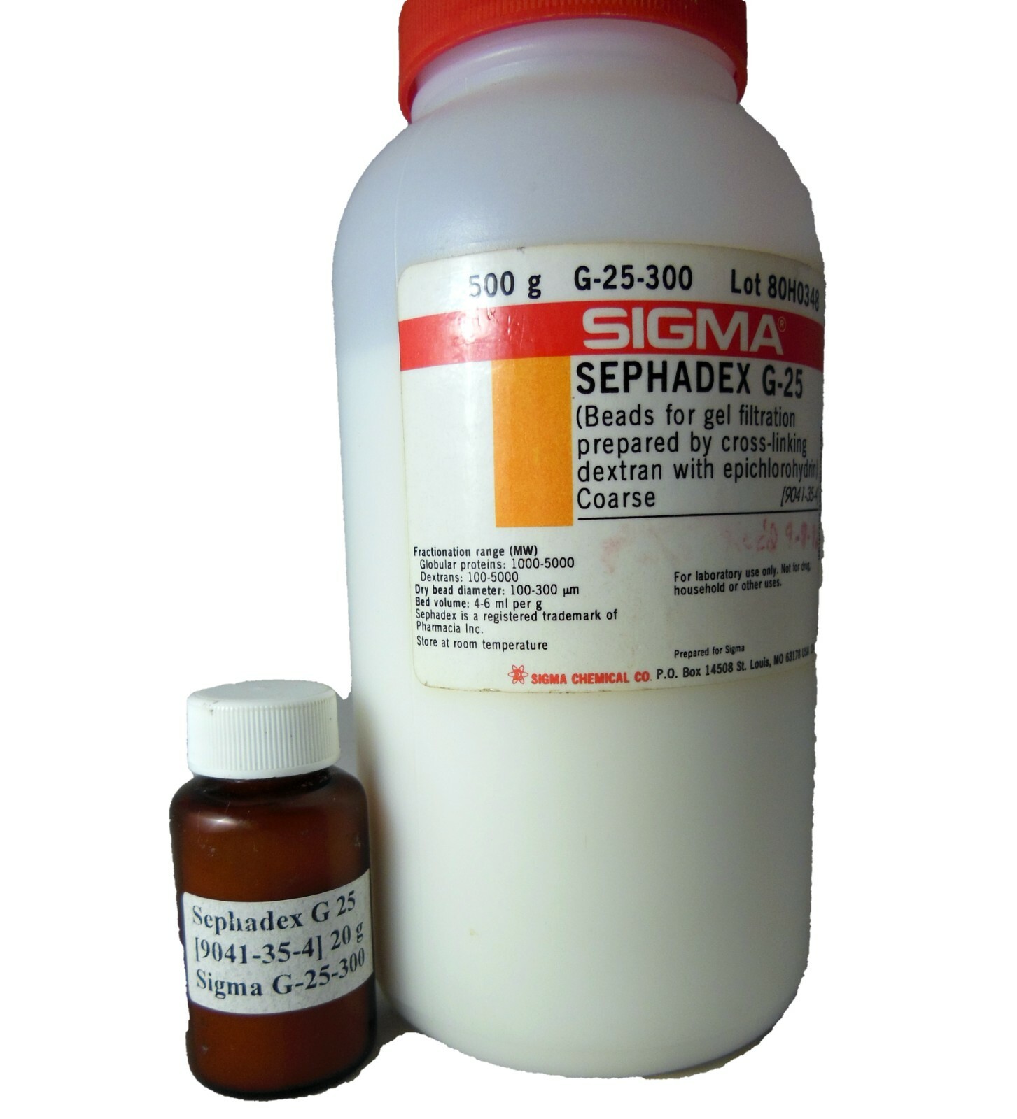 Sephadex G-25 20 grams Sigma G-25-300 aliquot from big bottle | eBay