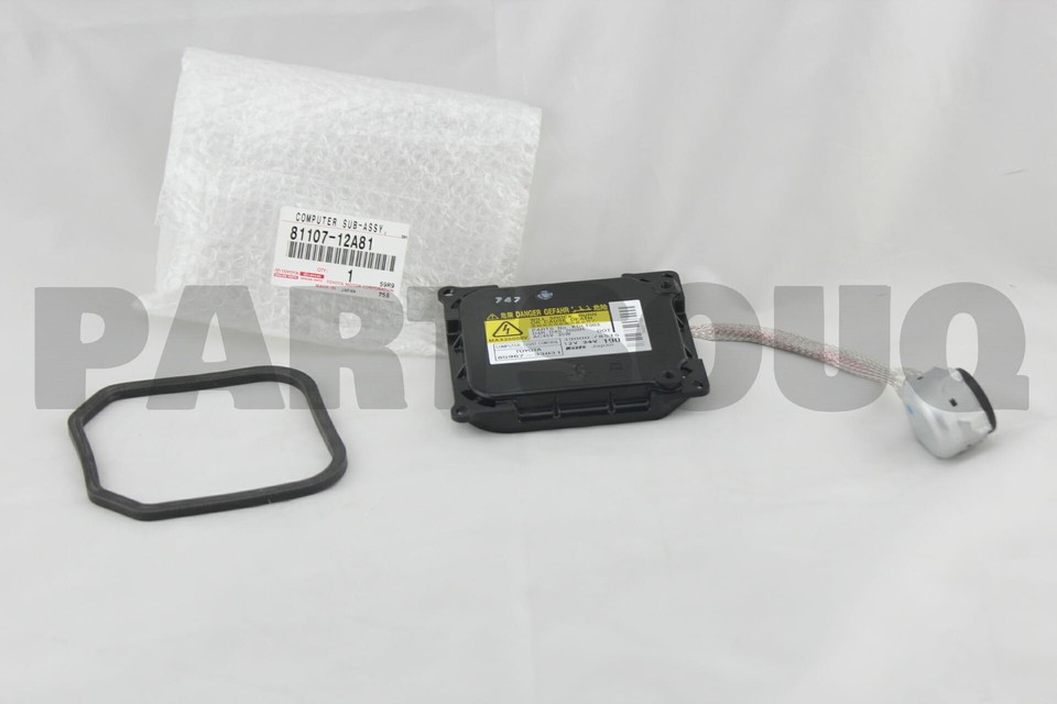 8110712A81 Genuine Toyota COMPUTER SUB-ASSY, HEADLAMP LIGHT CONTROL, RH ...