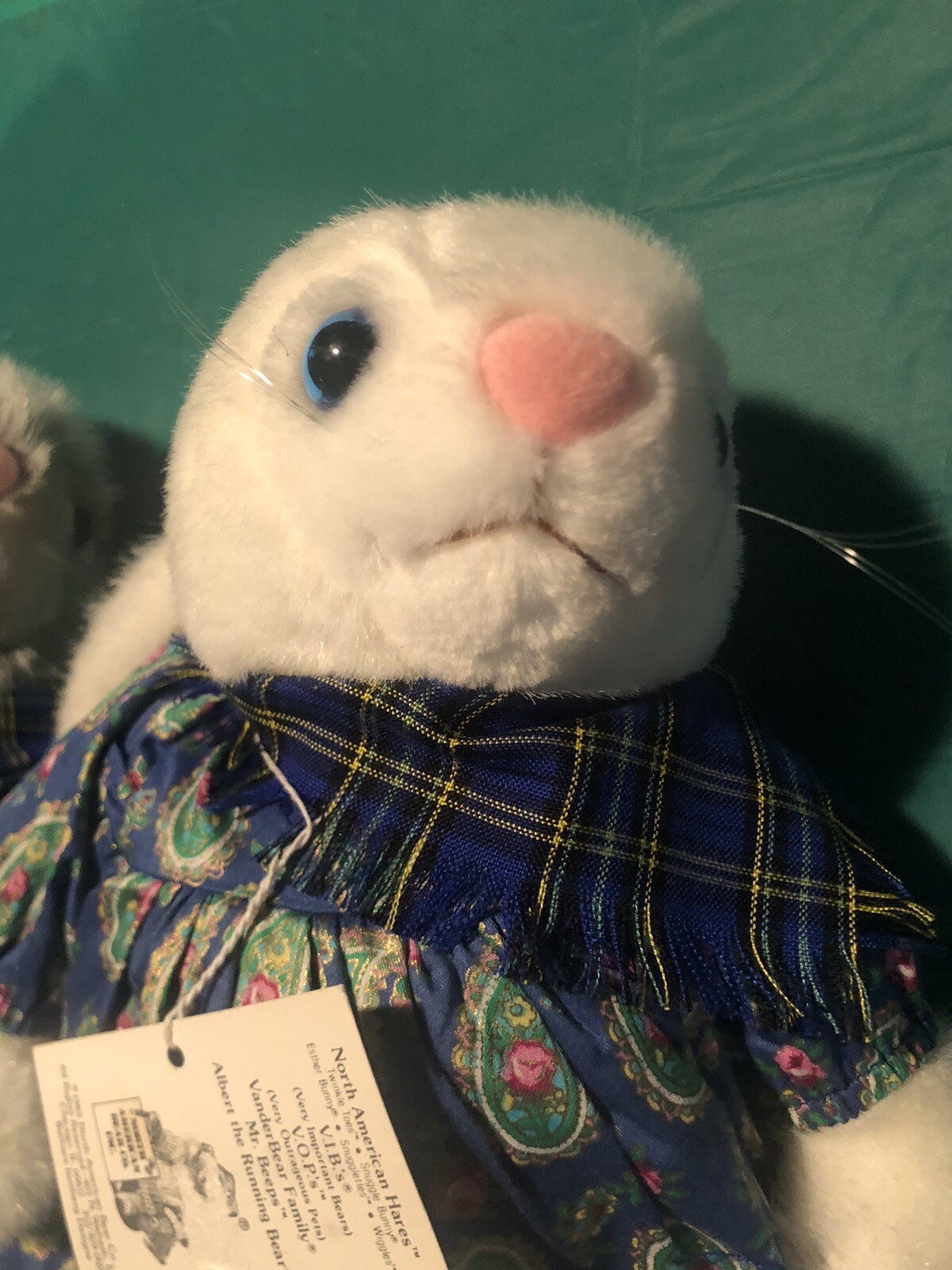 Vtg North American Hares Plush Esther Bunny & Snuggle Bunny 1983 ...