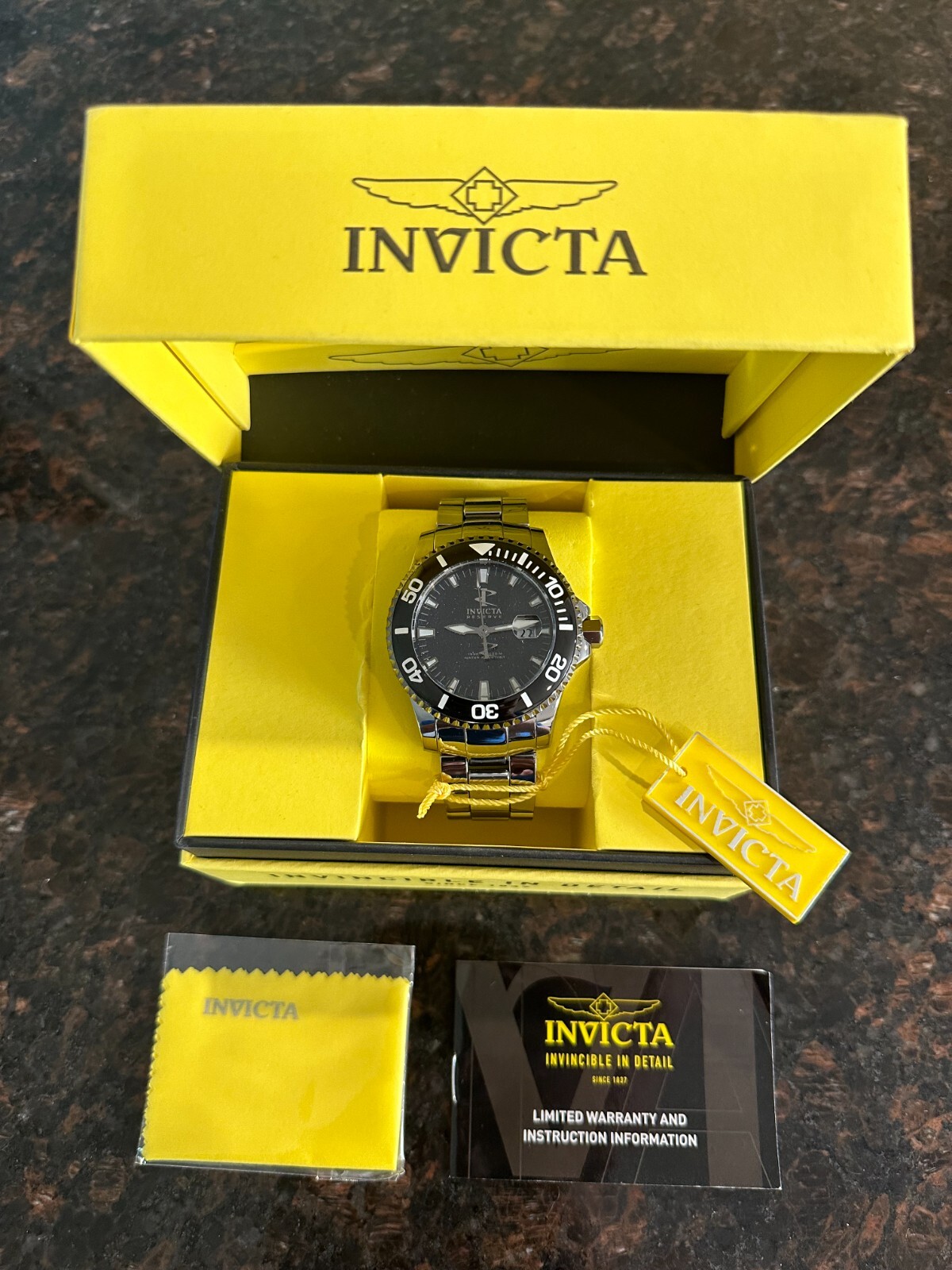 Invicta Reserve Swiss Ronda R150 Caliber Tungsten Men's Watch 47mm ...