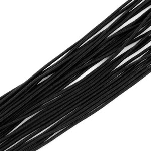 100m Black Elastic Cord Round Jewelry Crafting String Beading Stretch ...