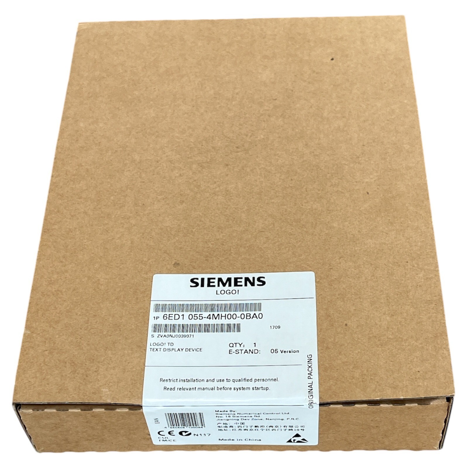 SIEMENS LOGO! TD TEXT DISPLAY DEVICE - 6ED1055-4MH00-0BA0 (NS) | eBay.de