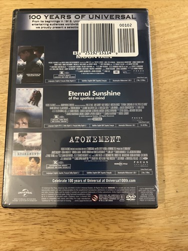 Focus Features (DVD, 2012, 3-Disc Set, Universal 100th Anniversary) for ...