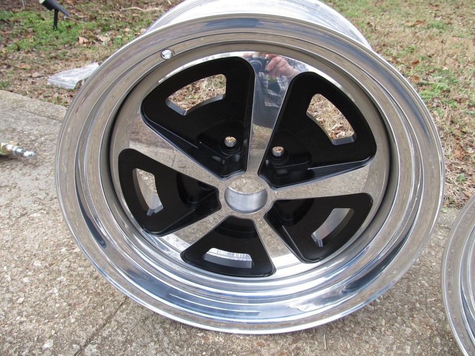 17" X 8" YEAR ONE Billet aluminum Magnum wheel Pair 4.5" back space 5 ...