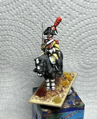 25mm 28mm well painted Spanish Mounted Dragoon Officer Napoleonic ...