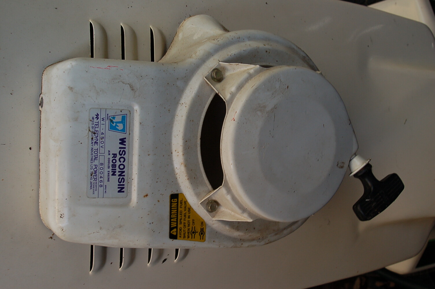 WISCONSIN ROBIN WI-450V W1-450V Recoil Starter Flywheel Cover Dipstick ...