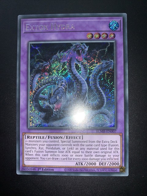 Yu-Gi-Oh! TCG Extox Hydra Battles of Legend: Monstrous Revenge BLMR ...