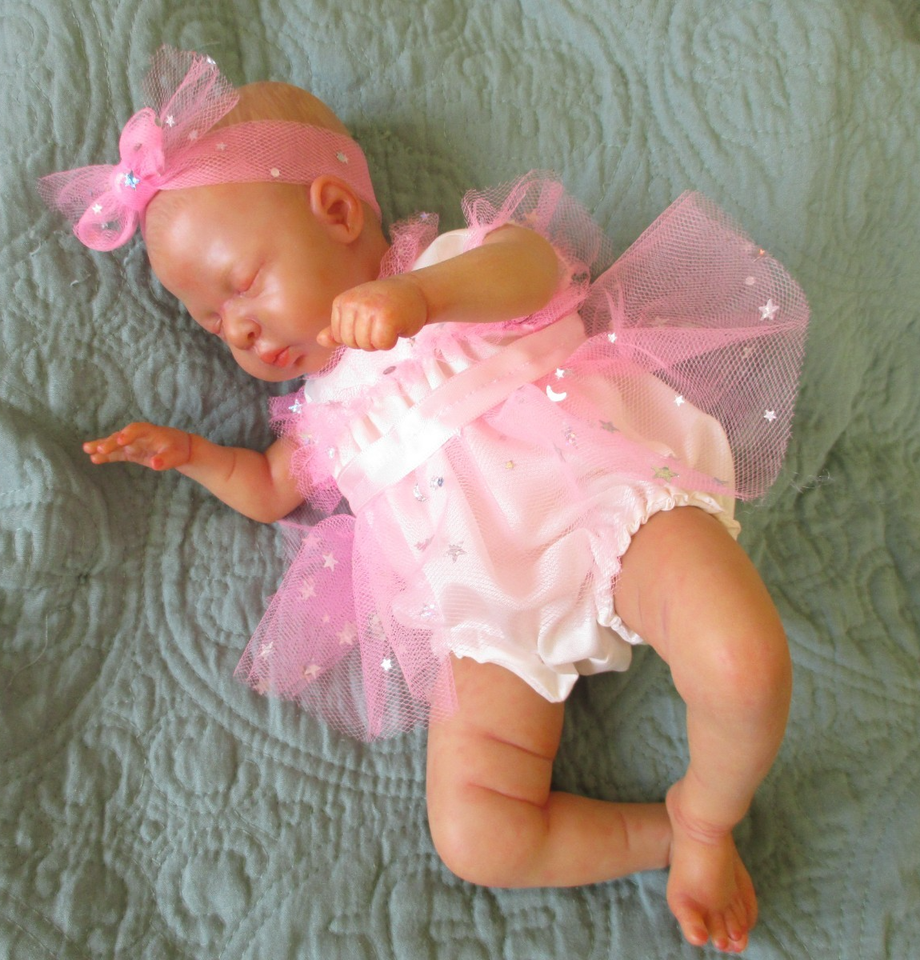 Reborn Doll - 12" Hand Painted in Australia- Custom made Outfit | eBay ...