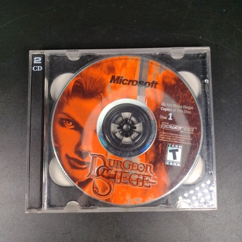 Dungeon Siege (PC CD-ROM 2001) Disc 1 & 2 Only 742725260610| eBay