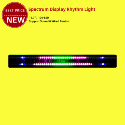 LH230-DK 16.7" 120-LED Spectrum Display Rhythm Light Support Sound/Wire ...