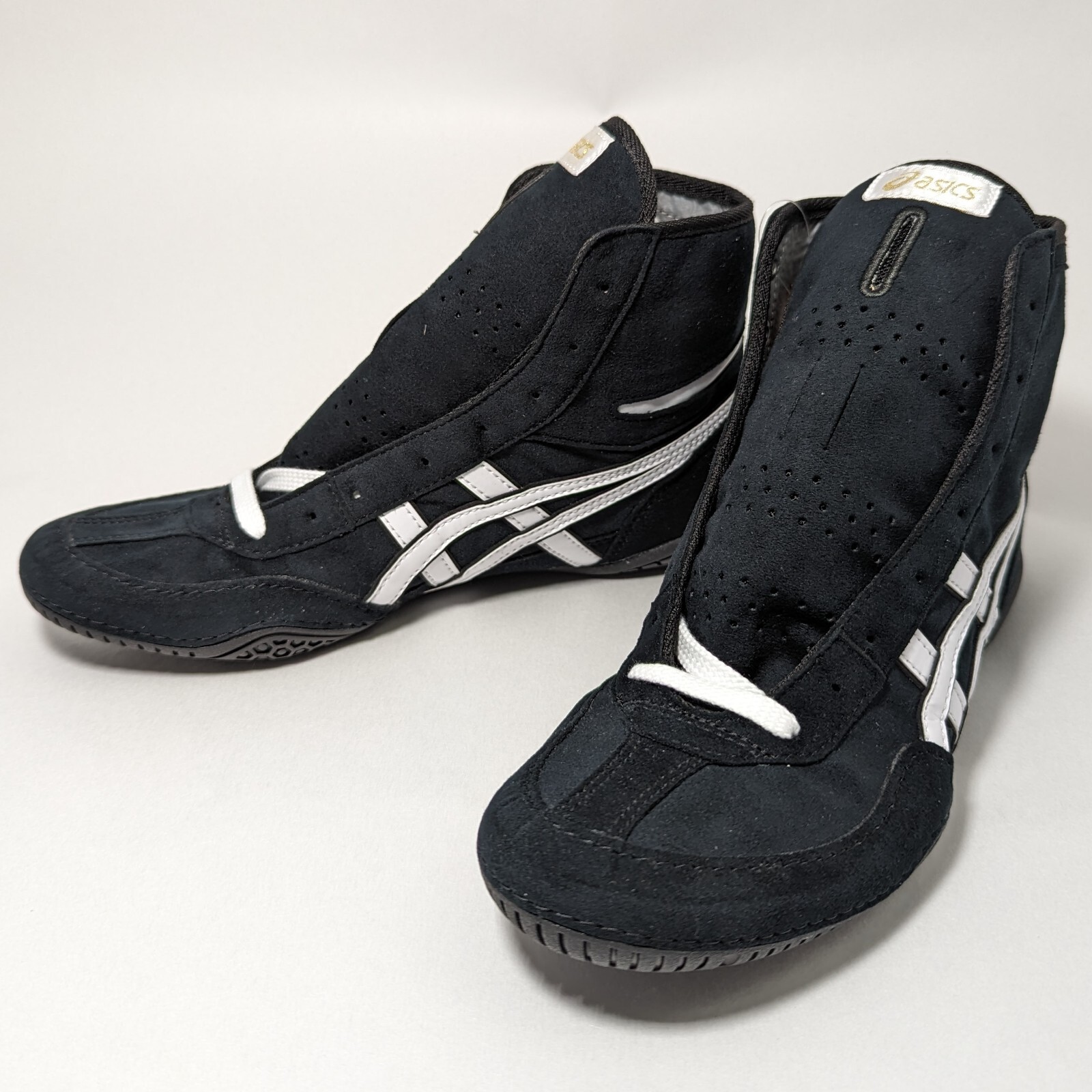 ASICS Wrestling Shoes 1083A001 Black/White(Black) EX-EO(TWR900 ...