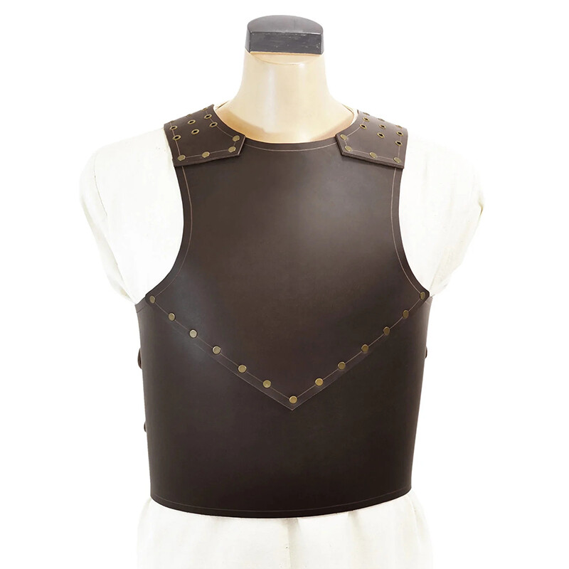 PU Leather Medieval Warrior Chest Armor Costume Armor Chest Vest ...