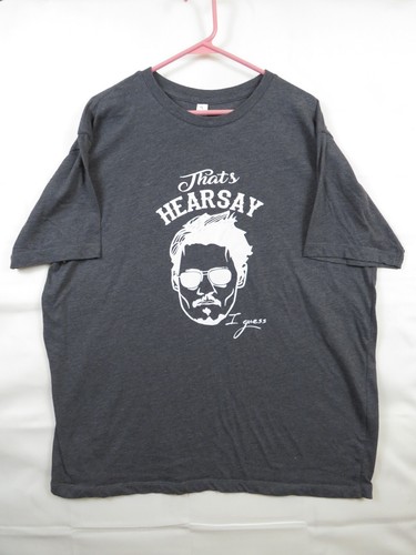 Vintage That's Hearsay I guess Face black T-Shirt 2XL | eBay