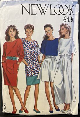 NEW LOOK Misses Dress Skirt Trousers Shorts Pattern 6430 Size 8 10 12 ...