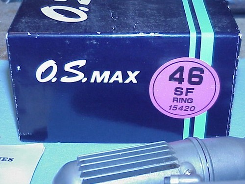 O.S. MAX-46SF Airplane Engine Part With Original Box & Instructions | eBay