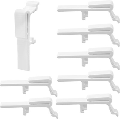 8 Pcs Vertical Blind Valance Clips, Replacement Clips for 1.5 Header ...