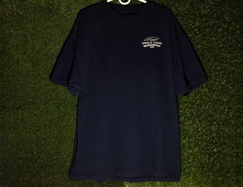 DALLAS COWBOYS Stadium T-Shirt 2009 Inaugural Season Blue Men's 2-Sided ...