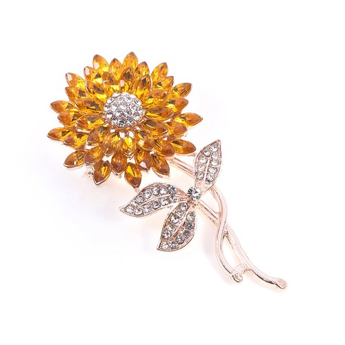1PC Sunflower Brooches Women Men Flower Weddings Office Brooch Pins GiftsB-fo Su | eBay Australia
