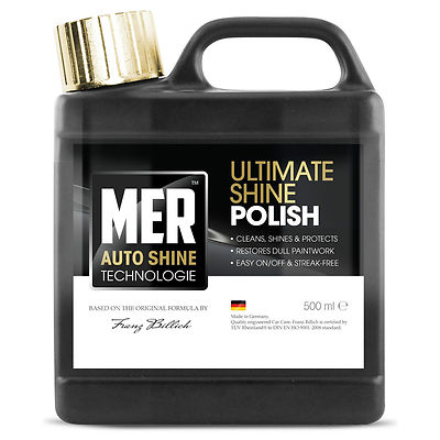 Mer Ultimate Shine Polish Wax Car Painwork Cleaner Protector Restorer ...