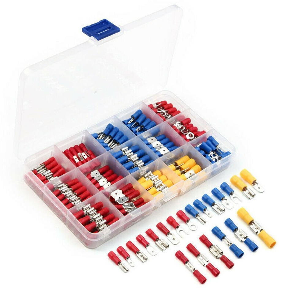 280PCS ELECTRICAL WIRE TERMINAL ASSORTMENT SET INSULATED CRIMP ...