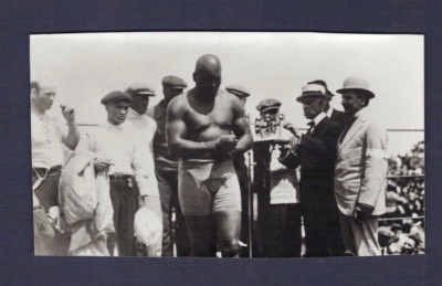 VERY RARE 1915 JACK JOHNSON v JESS WILLARD Heavyweight Championship ...