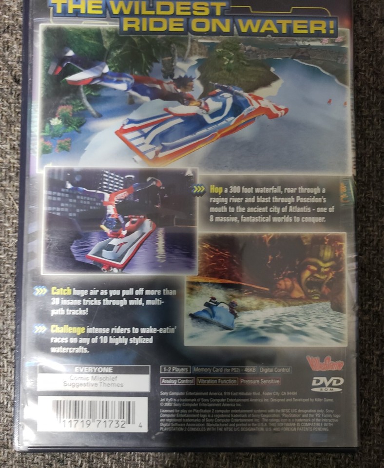 Jet X20 - PlayStation 2 Video Game PS2 Complete w/ Manual & Insert CIB ...