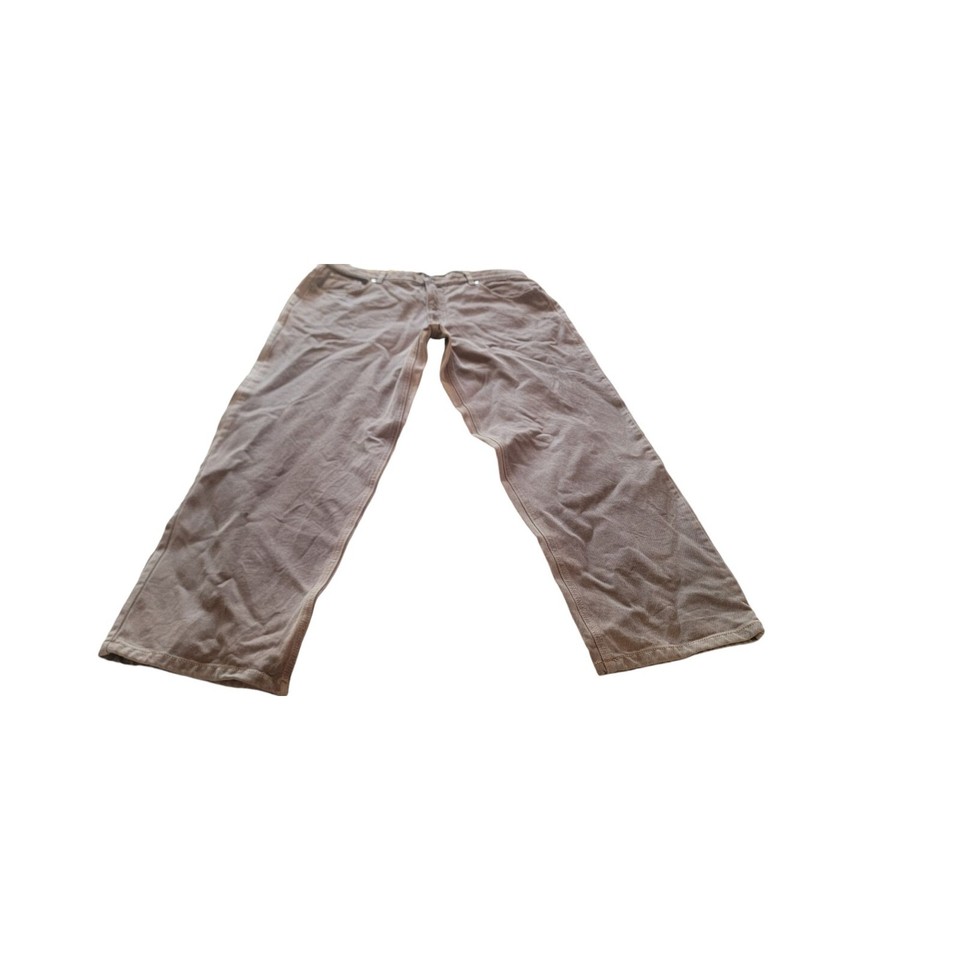 Varessi Diamante Mens Brown Jeans 40X32 Made In USA 100% Cotton Durable ...