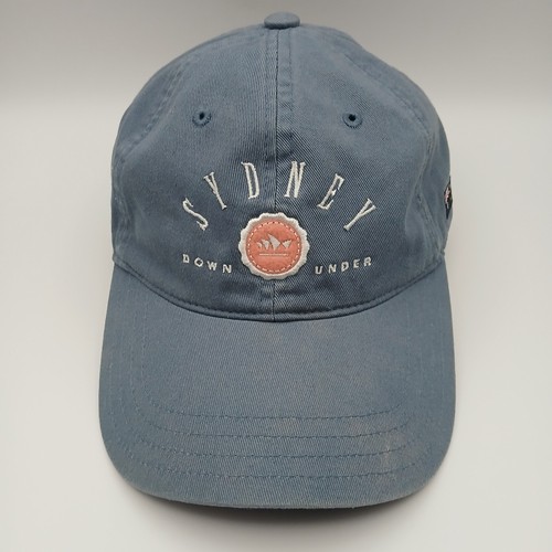 Sydney Down Under Australia Hat Dad Cap Strap Back Blue Gray White ...
