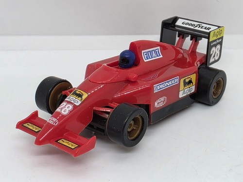 MICRO SCALEXTRIC FERRARI 412T F1 INDY AGIP # 28 SLOT CAR NEAR MINT NICE ...