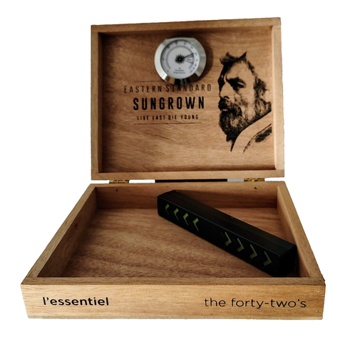 Caldwell Eastern standard Stash Box, Humidor, Humidifier, Hygrometer ...