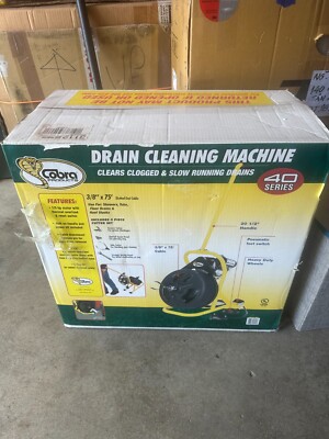 [Excellent] Cobra Tools 90040 Drain Cleaning Machine 3/8" x 75 ft Cable ...