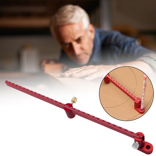 Woodworking Compass Scriber 300mm Fixed Point Marking Gauge Adjustable ...