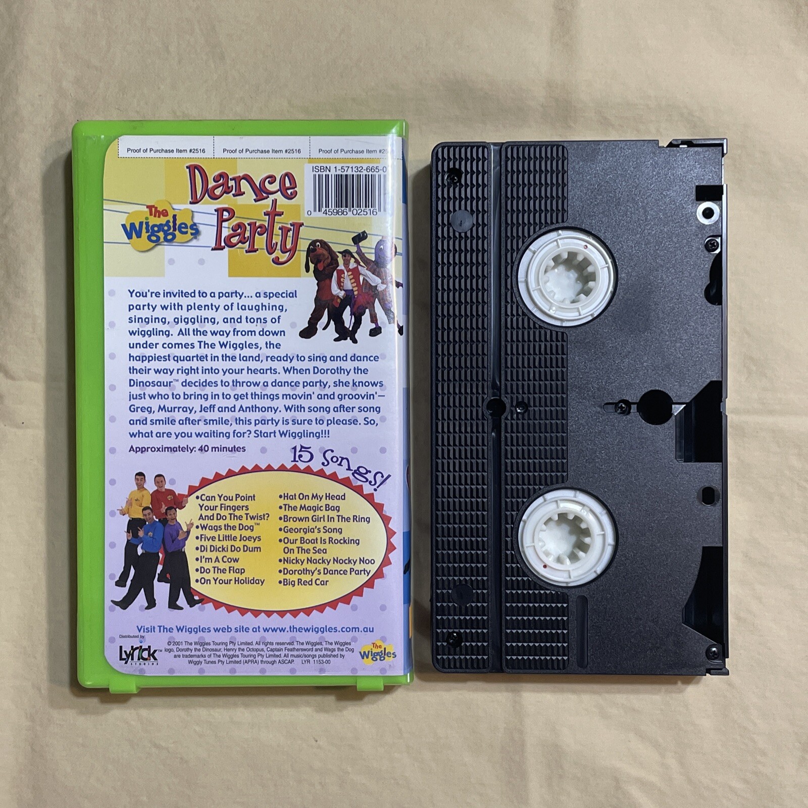 Wiggles, The: Wiggles Dance Party (VHS, 2001) | Grelly USA