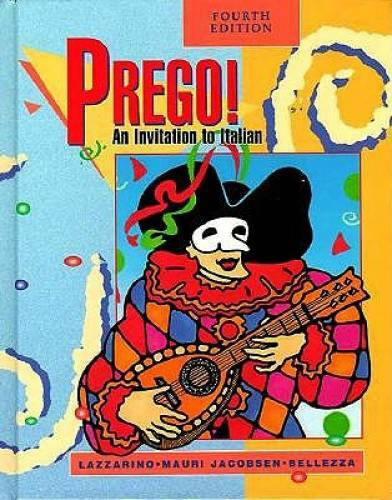 Prego! An Invitation To Italian (Student Edition) - Hardcover - GOOD ...