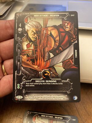 Epic Battles TCG Mortal Combat C47 Skillful Skinning High Attack Weapon ...
