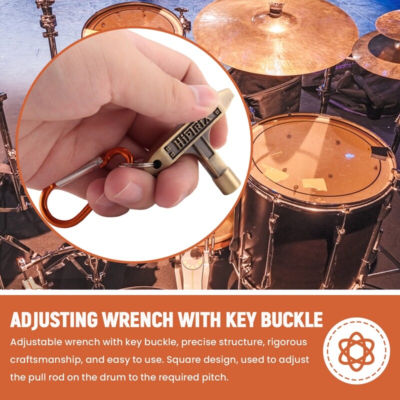 Musical Instrument Accs Drum Set Skin Tuning Key Snap Hook Drum Kit ...