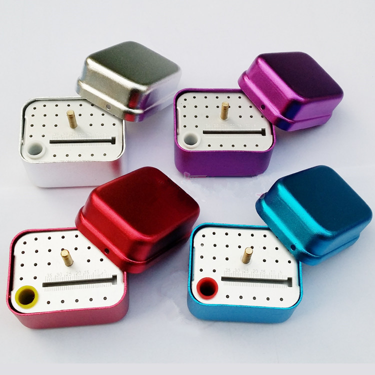 4pcs Dental Bur Holder Disinfection endo Box For Endo Files Gutta ...