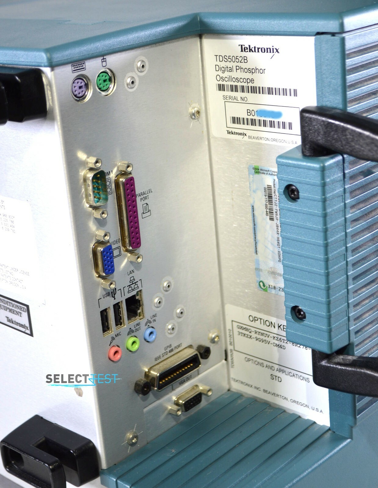 TEKTRONIX TDS5052B 500 MHz, 5 GS/s, 2 CHANNEL OSCILLOSCOPE **LOOK ...