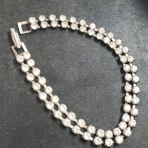 Rhinestone Bling party Bracelet Vintage Jewelry | eBay