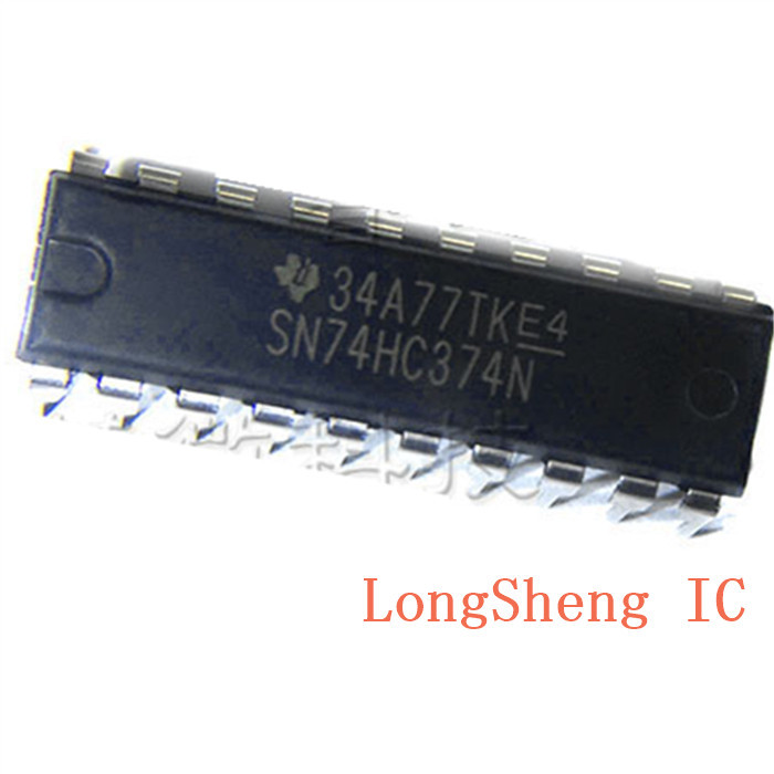 10 PCS SN74HC374N DIP-20 74HC374N 74HC374 Octal D-type flip-flop; 3 ...