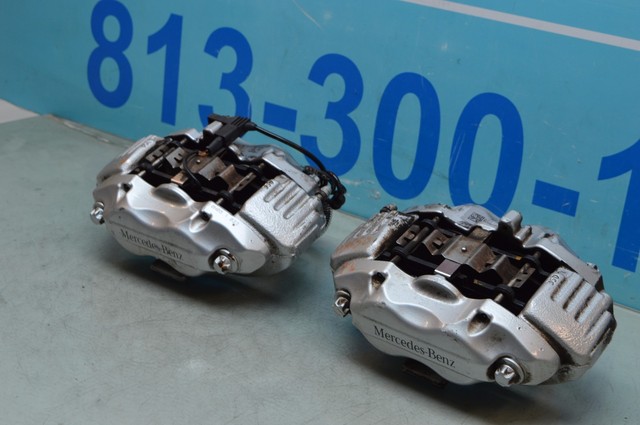 07-13 W221 MERCEDES S550 S350 S400 SPORT FRONT BRAKE CALIPERS PAIR ...