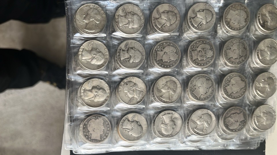 90% Silver Quarters- Roll of 40 Coins ($10 FV) SKU04 | eBay