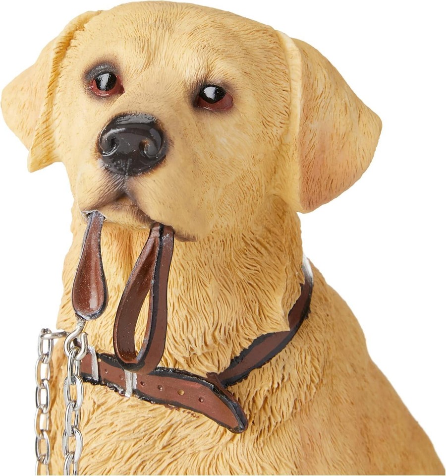 Golden Labrador Dog Ornament Lesser & Pavey Sitting Walkies Design ...