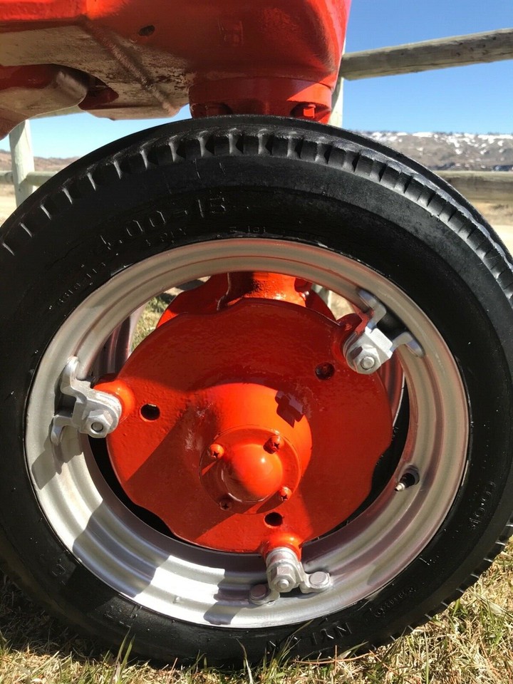 1955 Flambeau Red Restored Case Vac Tractor with 12v and Eagle Hitch | eBay