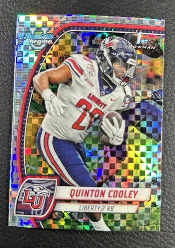 2024 Bowman Chrome U Checkerboard Refractor - Quinton Cooley | eBay