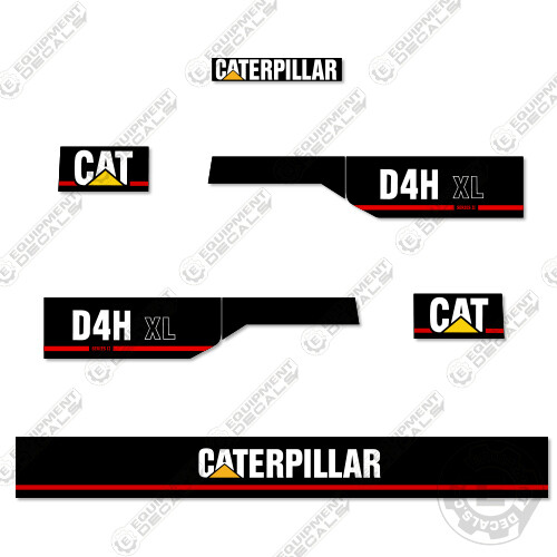 Fits Caterpillar D4H XL Series 2 Decal Kit Dozer Equipment Decals ...