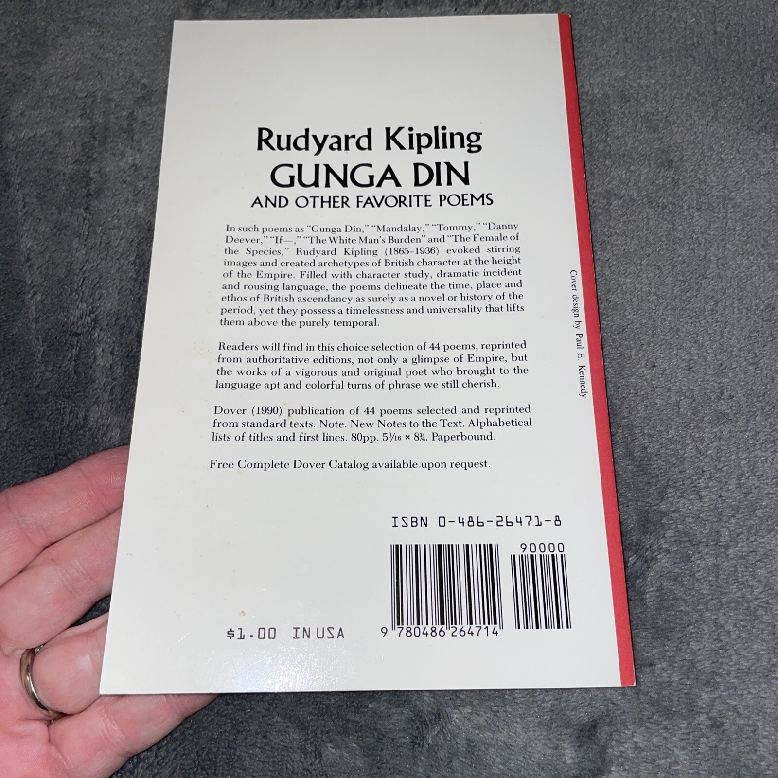 Gunga Din and Other Favorite Poems (Dover Thrift Ed) by Rudyard Kipling ...