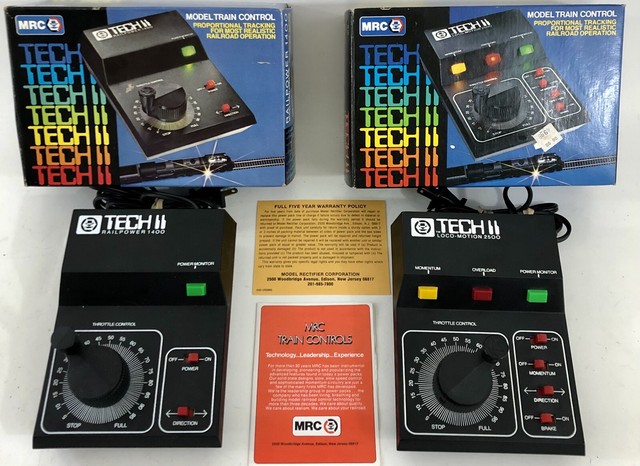 MRC Tech II Loco-motion 2500 Model Train Speed Control for sale online ...