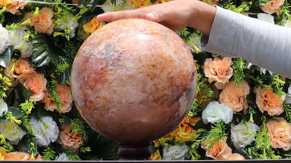 210MM Himalayan Golden Quartz Healing Crystal Chakra Balancing Gemstone ...